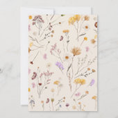 Boho Wildflower Table Seating Chard Cards | Zazzle