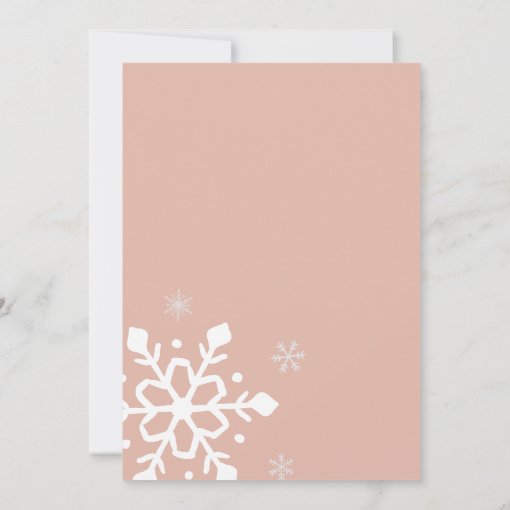 Boho Winter Baby Shower | Snowflake Wonderland Inv Invitation | Zazzle