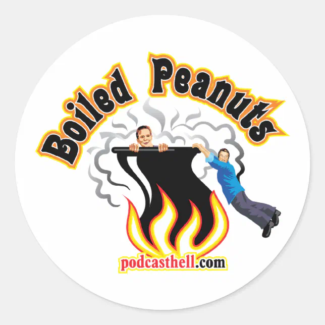 Boiled Peanuts Sticker | Zazzle