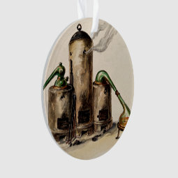 Boiling & Condensation Alchemy Tools Ornament | Zazzle