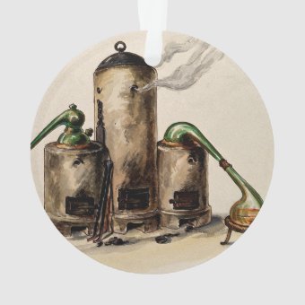 Boiling & Condensation Alchemy Tools Ornament | Zazzle