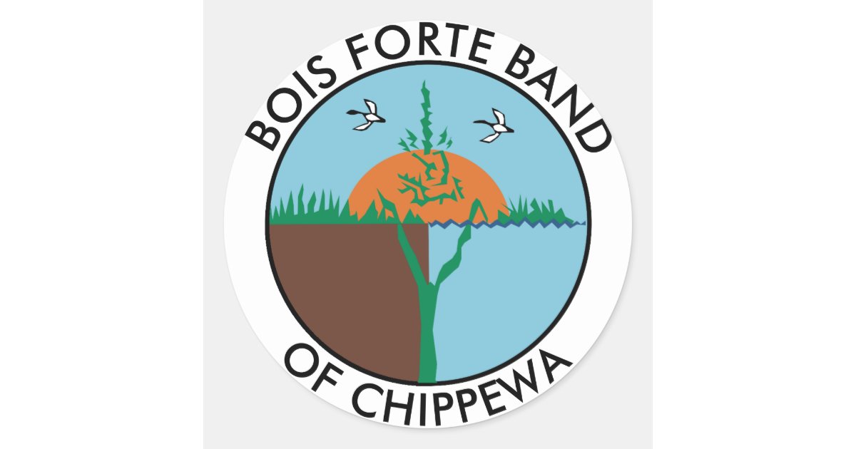 Bois Forte Band Of Chippewa Classic Round Sticker Zazzle