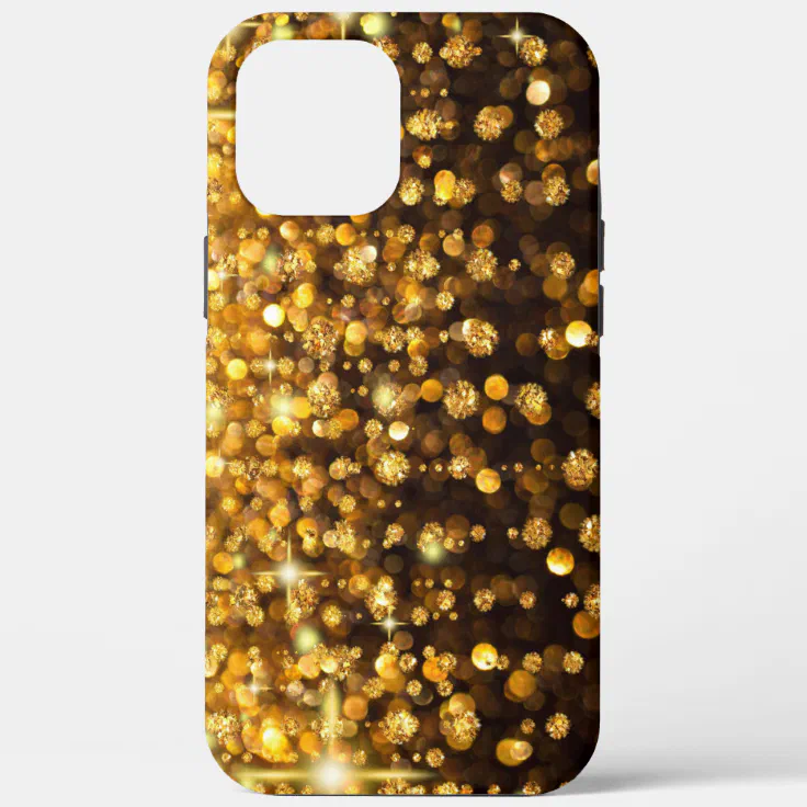 bokeh lights, decoration, stones, background, gold Case-Mate iPhone ...