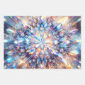 Bold and Bright Holographic Crystal Wrapping Paper Sheets | Zazzle