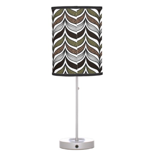 Bold and Elegant Colorful African Pattern Table Lamp | Zazzle