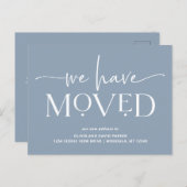 Bold and Modern | Moving Announcement Postcard | Zazzle