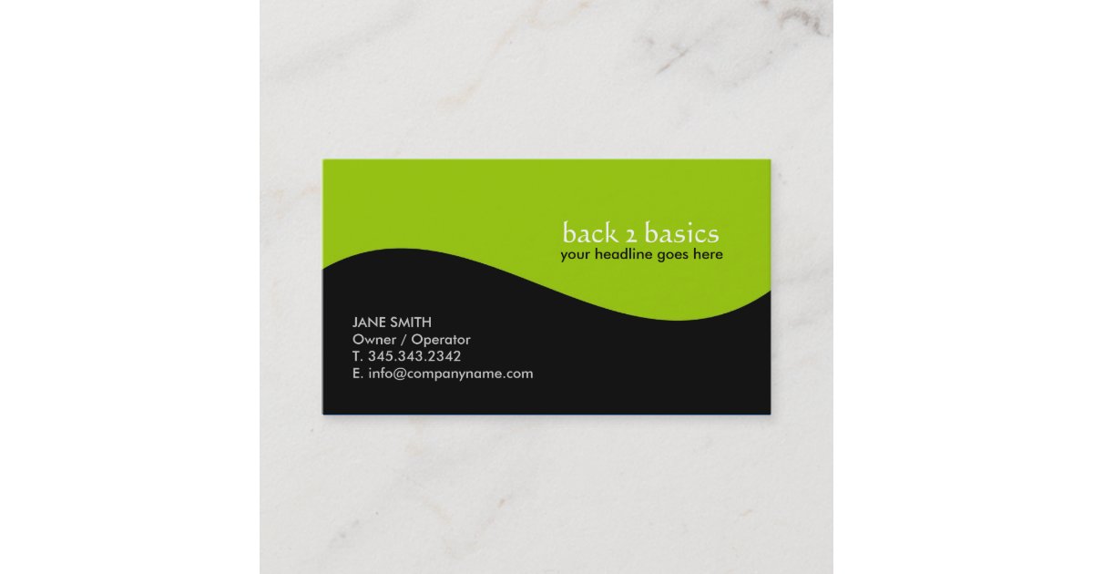 Bold and Vibrant Business card | Zazzle