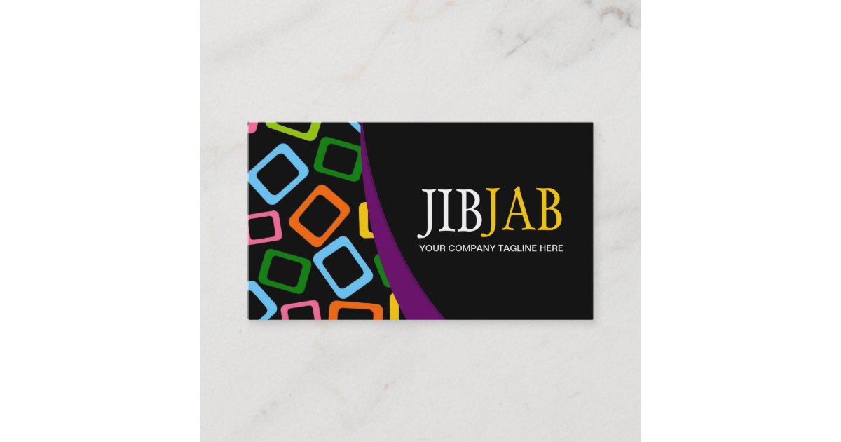 Bold and Vibrant Business Card | Zazzle