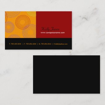 Bold Business Card | Zazzle