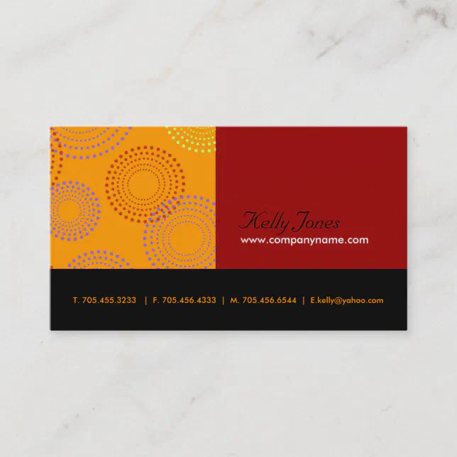Bold Business Card | Zazzle