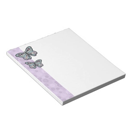 Bold Butterfly notepad | Zazzle