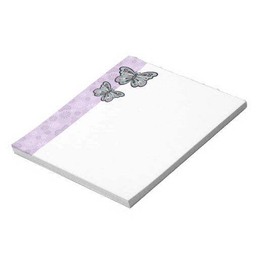 Bold Butterfly notepad | Zazzle