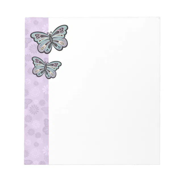 Bold Butterfly notepad | Zazzle