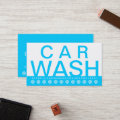 bold CAR WASH customer loyalty card | Zazzle