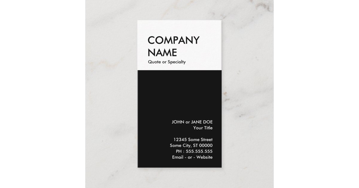 bold design your own business card | Zazzle