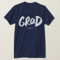 Bold grad modern trendy graduation personalized T-Shirt | Zazzle