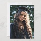 Bold Graduate Graduation Party Photo Sage Invitation | Zazzle