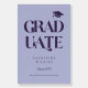 Bold Graduate Purple Grad Party Welcome Sign | Zazzle