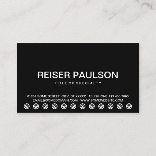 bold KEYS customer loyalty card | Zazzle