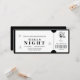 Bold Minimalist Girls Night Voucher Invitation | Zazzle