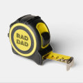 Bold Modern Retro Rad Dad Tape Measure | Zazzle
