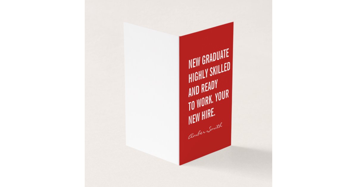 Bold Quote Business Card | Zazzle
