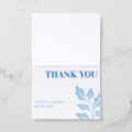 Bold Statement Monogram Wedding Letterpress Thank You Card | Zazzle