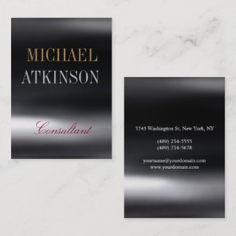 Bold Text Creative Unique Chubby Business Card | Zazzle