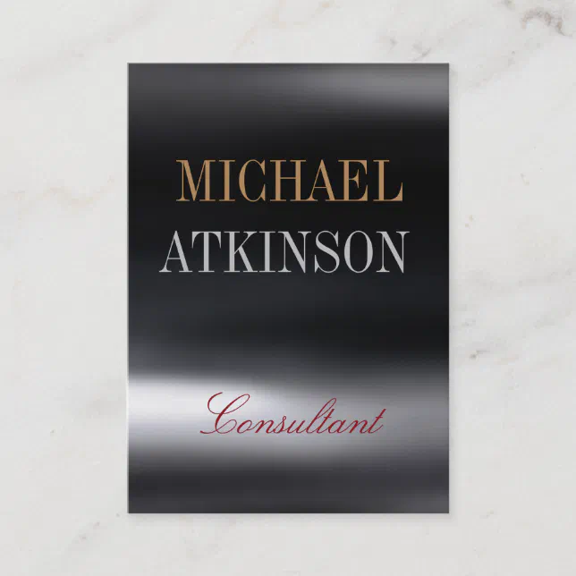 Bold Text Creative Unique Chubby Business Card | Zazzle