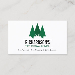 Arborist Business Cards - Business Card Printing | Zazzle