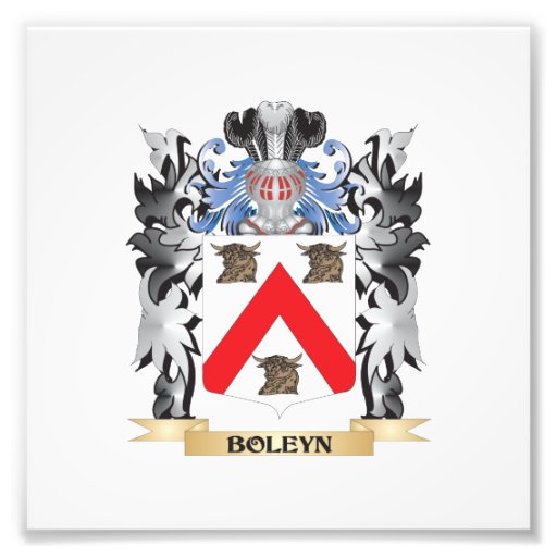 Boleyn Coat of Arms - Family Crest Photo Print | Zazzle