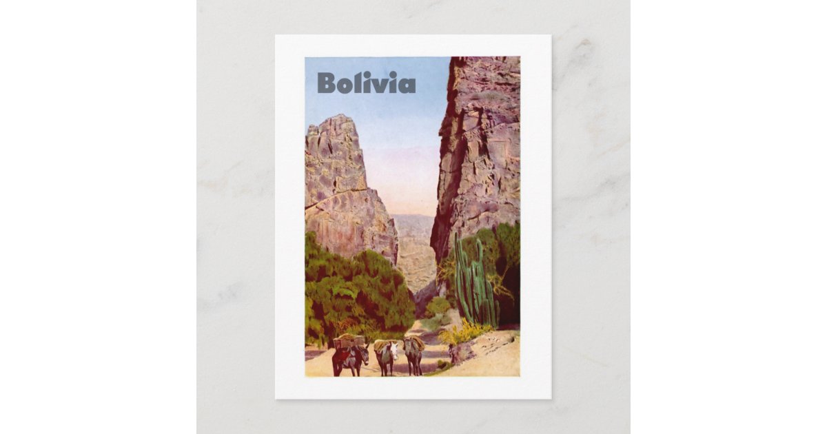 Bolivia Postcard | Zazzle