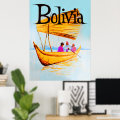 Bolivia travel poster | Zazzle