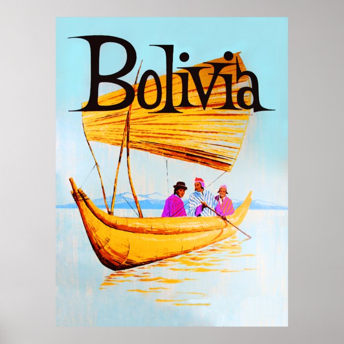 Bolivia travel poster | Zazzle.com