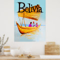 Bolivia travel poster | Zazzle