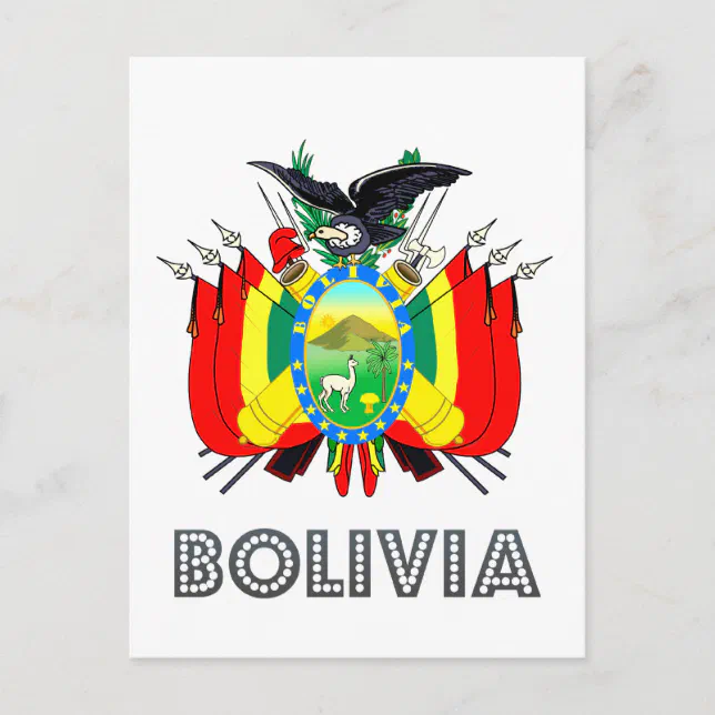 Bolivian Emblem Postcard | Zazzle
