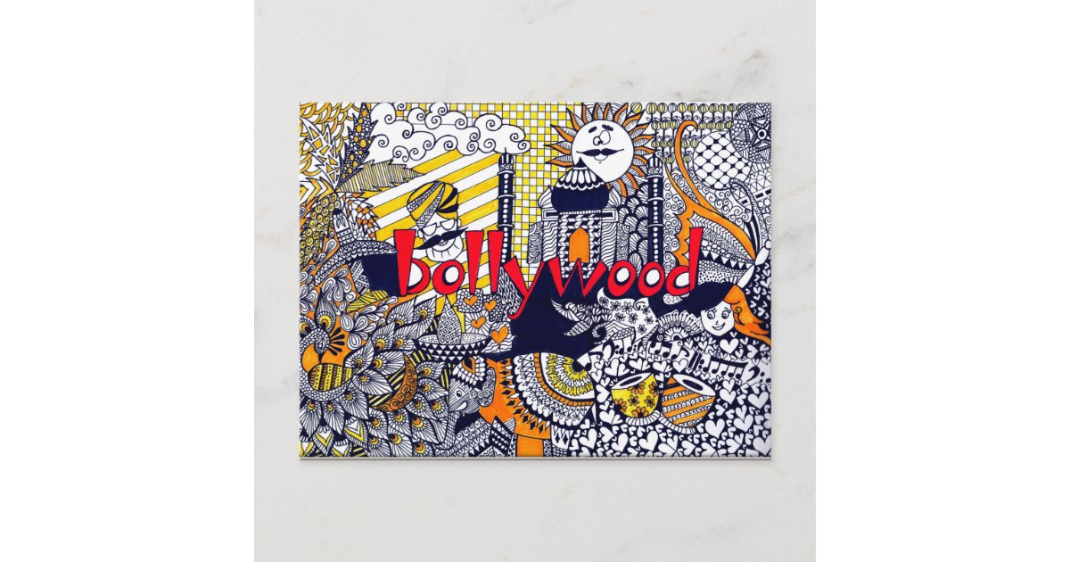 Bollywood postcard | Zazzle