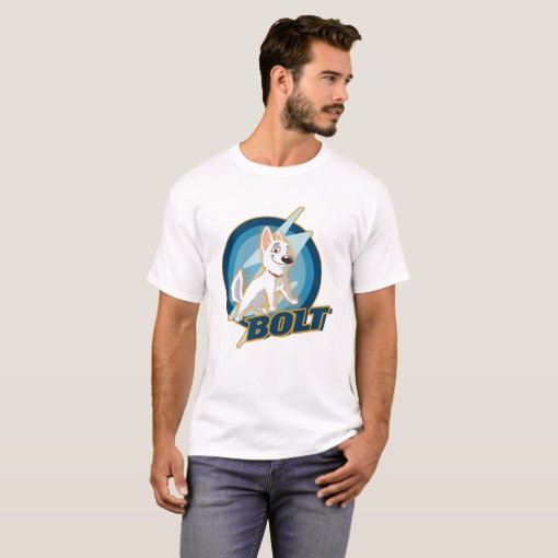 Bolt Logo Disney T-Shirt | Zazzle