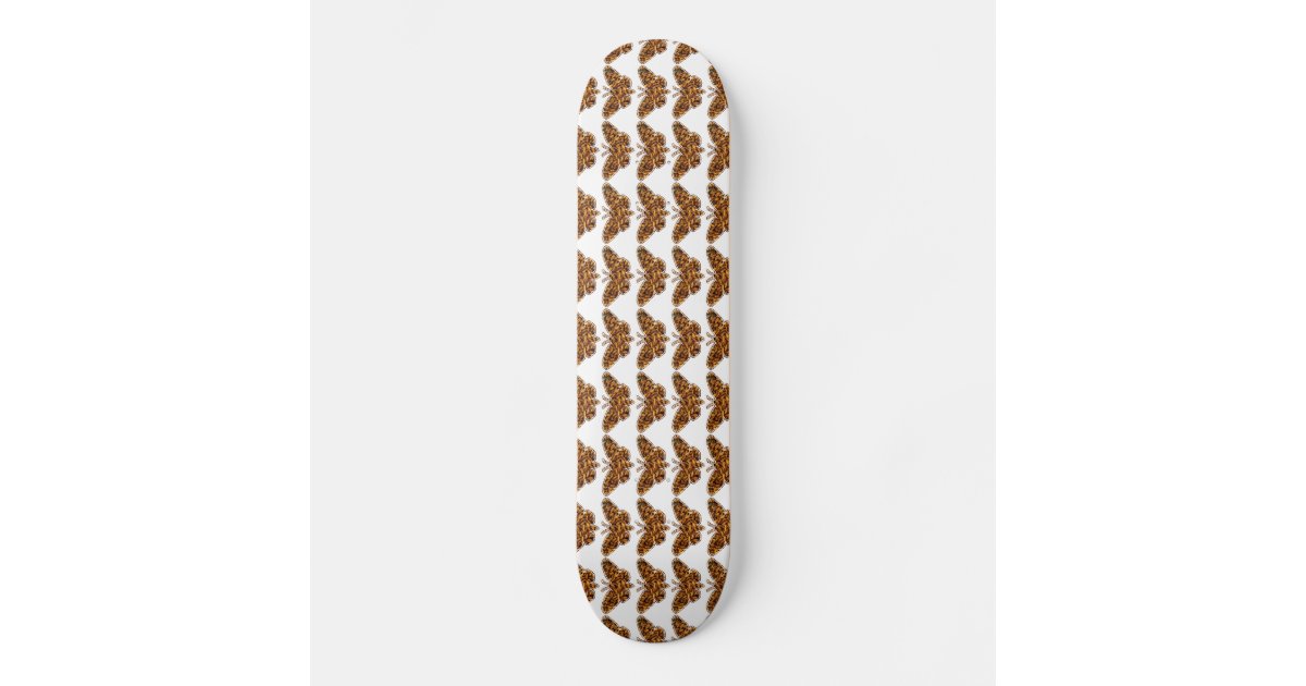 Bombyx Mori Silk Moth Life Cycle Silhouette Skateboard Deck | Zazzle