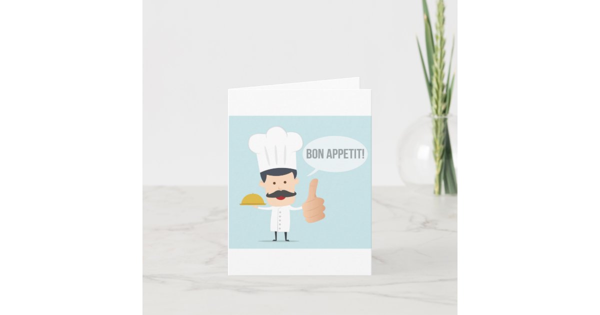Bon Appetit Card | Zazzle