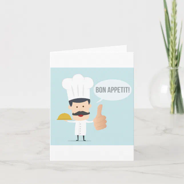 Bon Appetit Card | Zazzle
