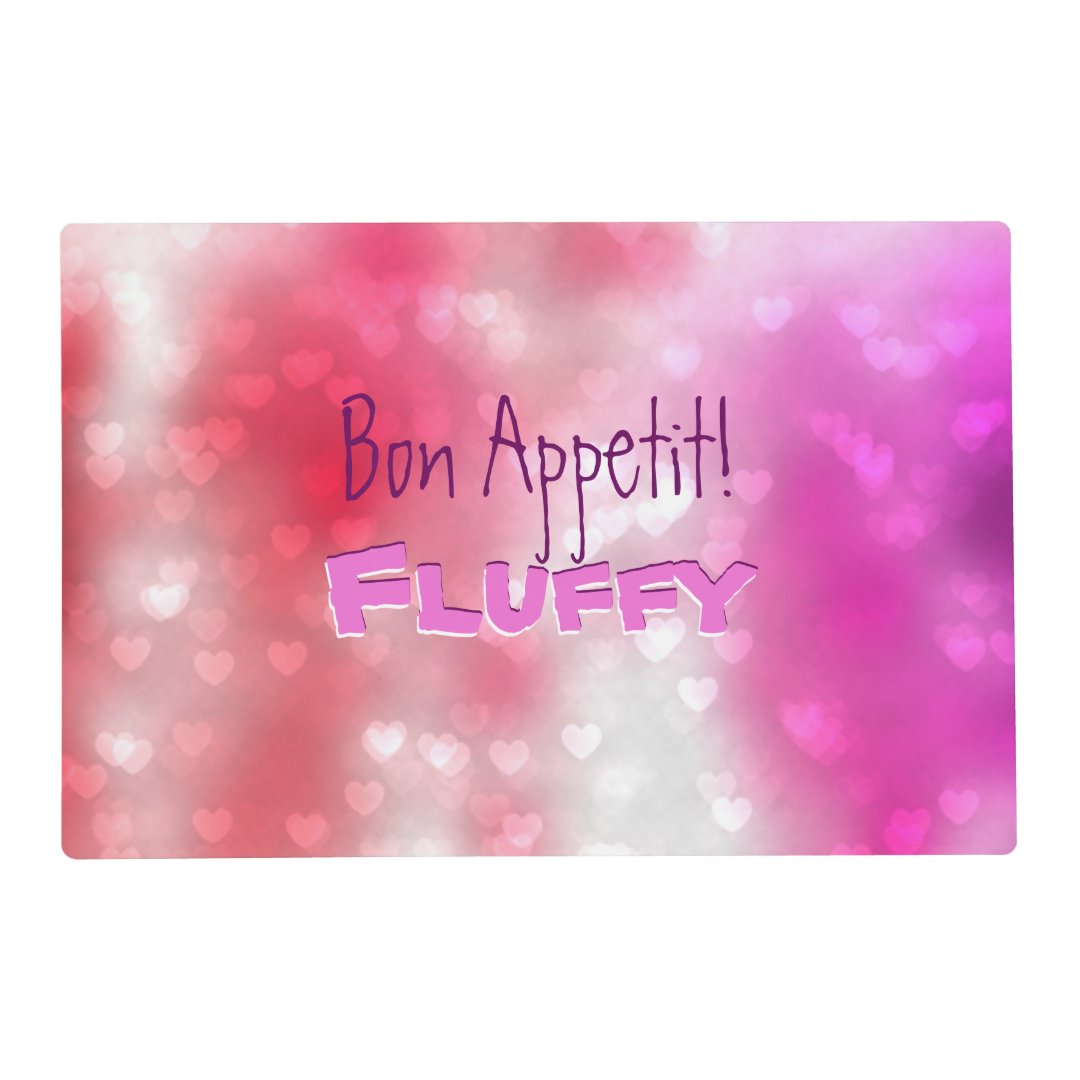 Bon Appetit! Custom Dog or Cat Placemat | Zazzle