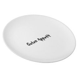 Bon appetit plate series - German - Guten Appetit | Zazzle