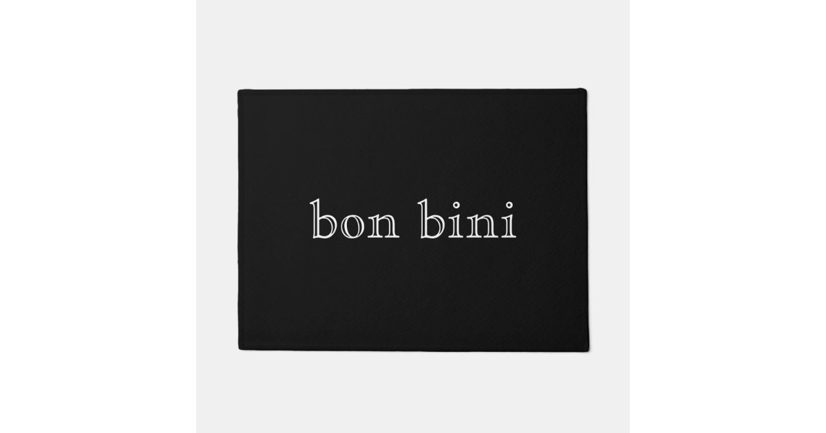 bon bini doormat | Zazzle