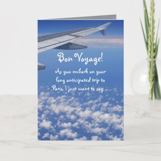 Bon Voyage! Card | Zazzle.com