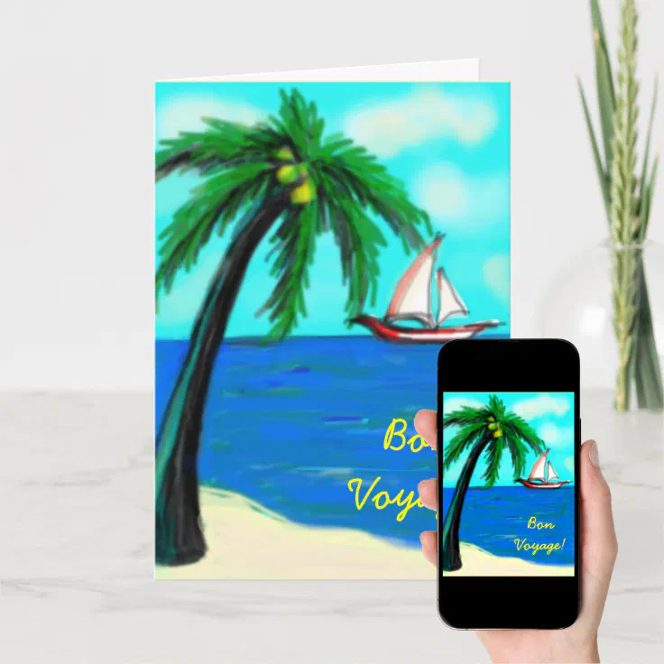 Bon Voyage Card | Zazzle