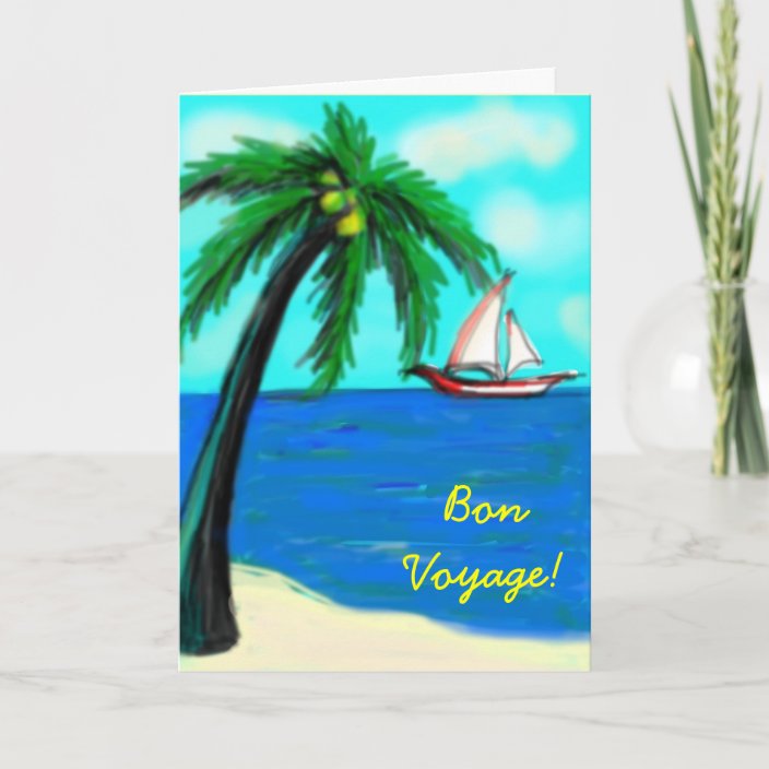 Bon Voyage Card | Zazzle.com