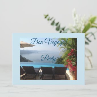 Bon Voyage party Invitation | Zazzle