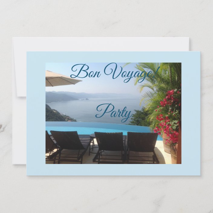 Bon Voyage party Invitation | Zazzle.com