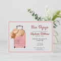 Bon Voyage Retirement Party Suitcase Adventure Invitation | Zazzle